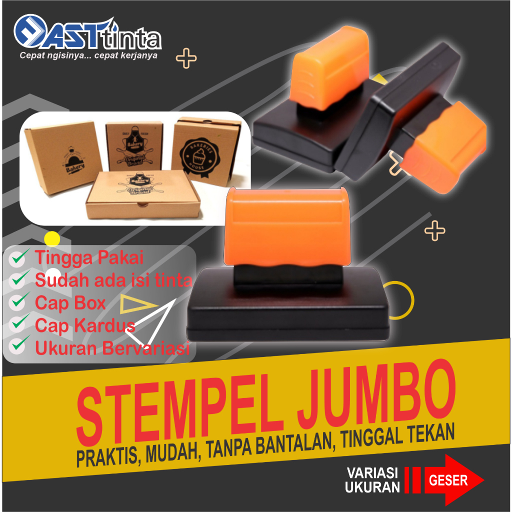 Jual Stempel Flash Custom Ukuran Jumbo I Stempel Warna I Stampel Besar ...