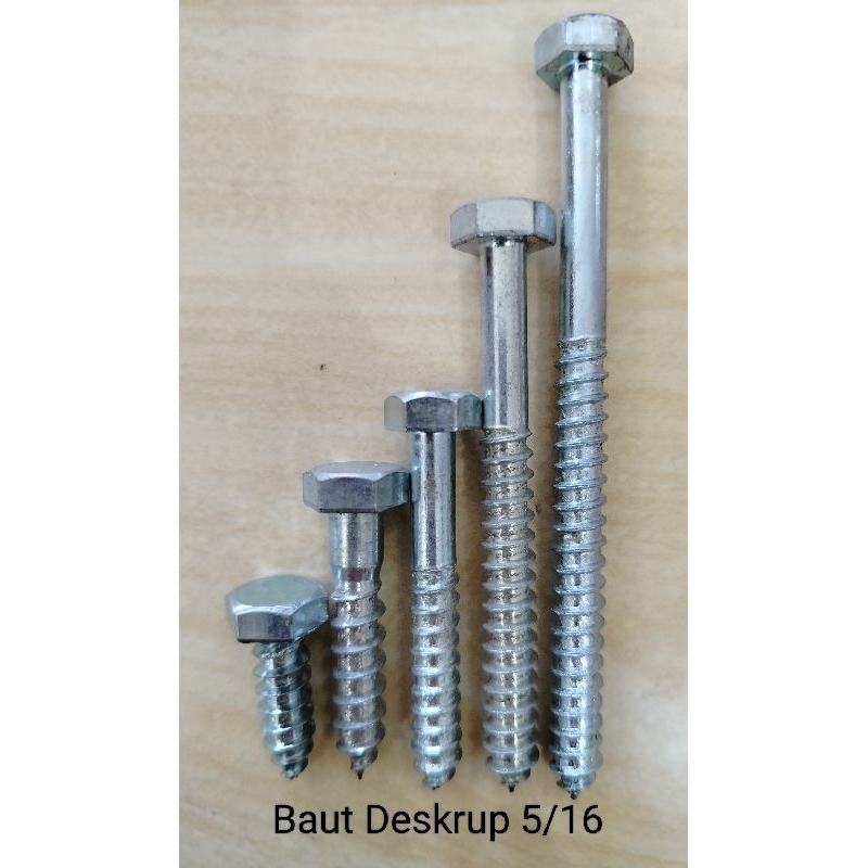 Jual Baut Deskrup "5/16" | Shopee Indonesia