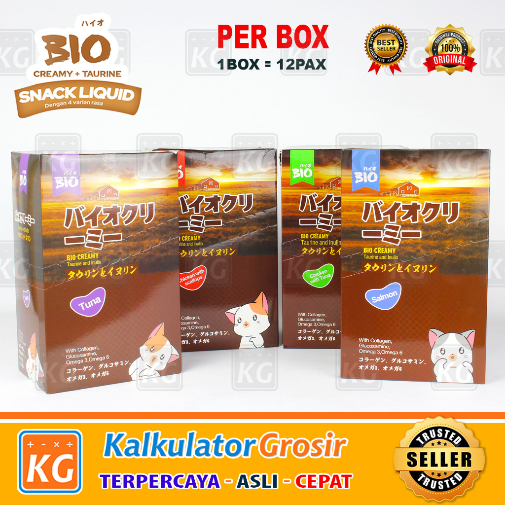 Jual Snack Kucing Bio Creamy Treats 15g Cemilan Snack Kucing 15gr No Meo Cair Adult & Kitten ...