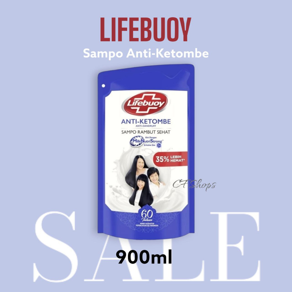Jual Lifebuoy Shampo Anti Ketombe Anti Dandruff Refill - 900ml | Shopee ...