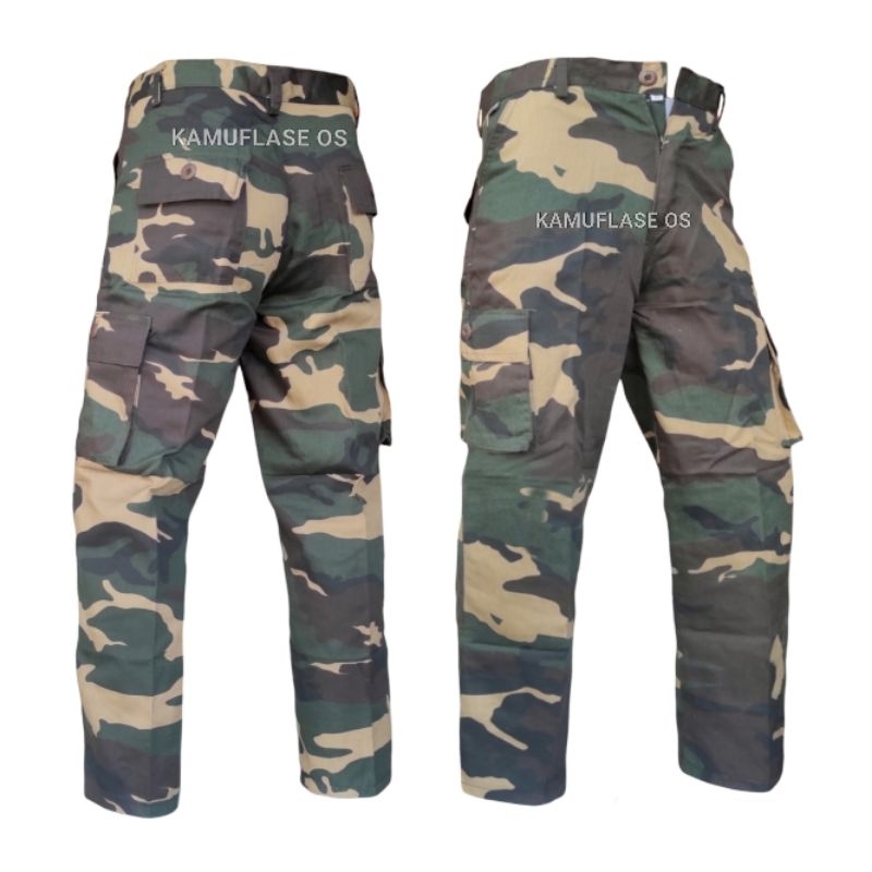 Jual Celana Cargo army Celana PDL loreng US Nato Woodland - PDL PANJANG | Shopee Indonesia