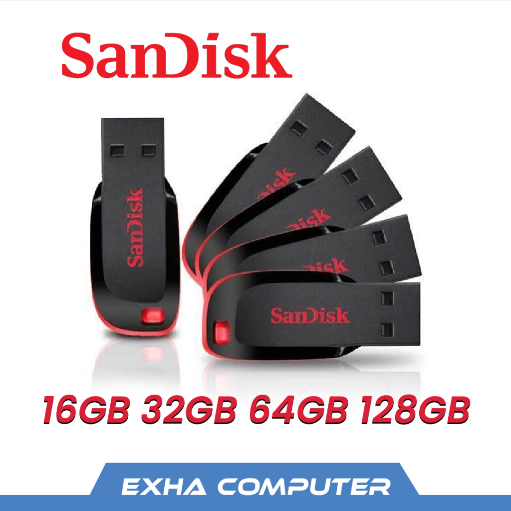 Jual FLASHDISK SANDISK CRUZER BLADE 16GB, 32GB, 64GB ,128GB USB ...