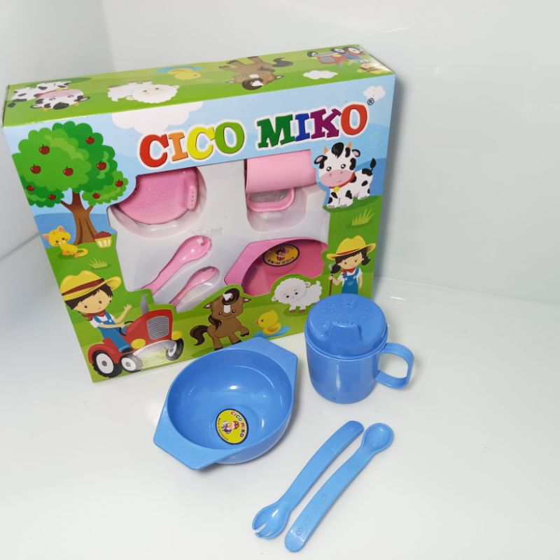 Jual FEEDING SET CIKO-MIKO KECIL | Shopee Indonesia