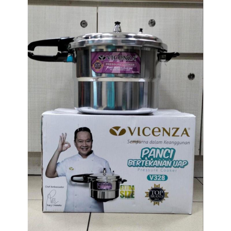 Jual PANCI PRESTO VICENZA 12 LITER V328 / 8 LITER V324 BAHAN ALUMINIUM BERKUALITAS ANTI KARAT ...