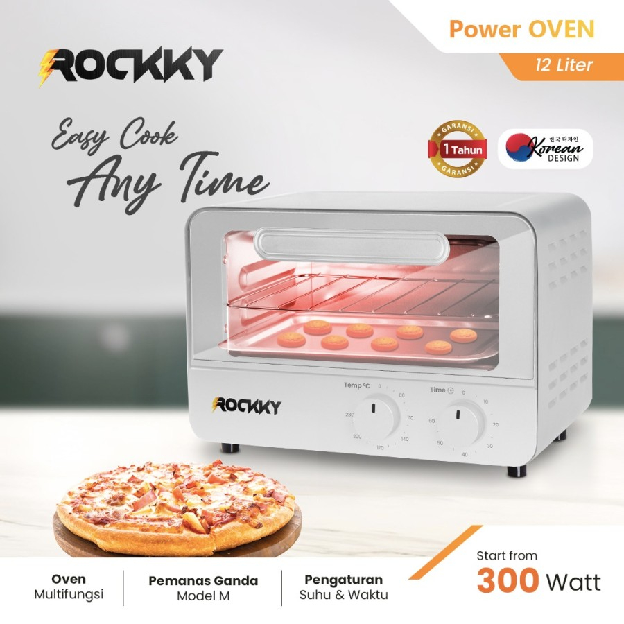 Jual Rockky Power Oven Listrik 12L (Oven Low Watt) | Shopee Indonesia