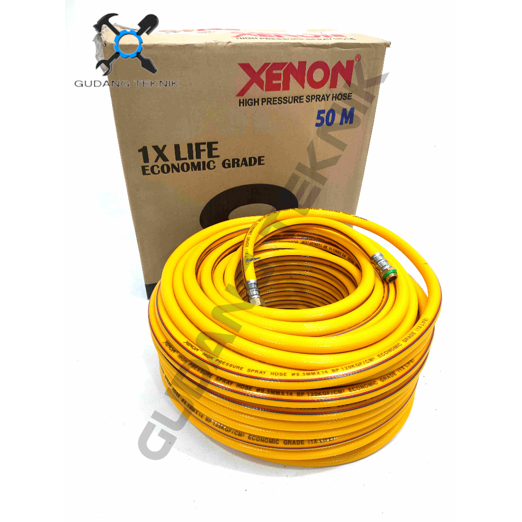 Jual ( 50M/1 ROLL ) Selang Angin Kompresor XENON 50 Meter / High ...