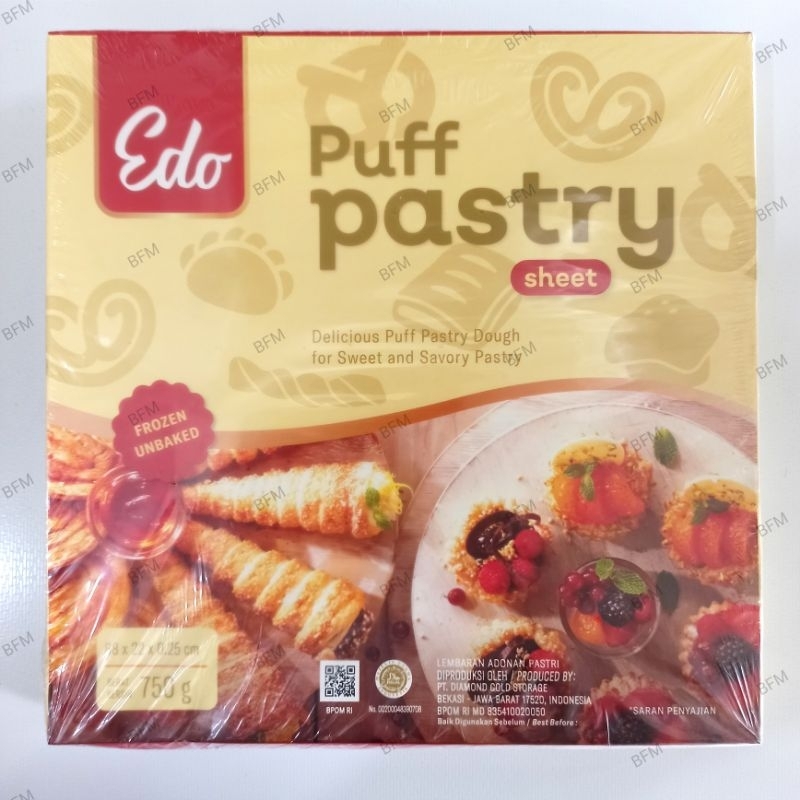 Jual Edo Puff Pastry Sheet 750 Gr | Shopee Indonesia