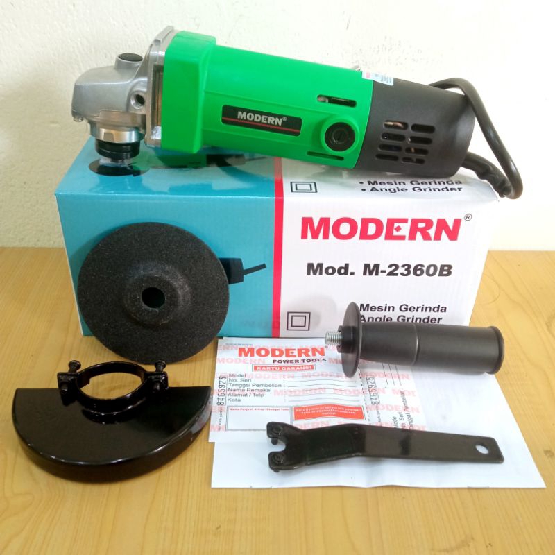 Jual Mesin Gerinda MODERN M-2360 Angle Disc Grinder 4inch MODERN M2360 ...