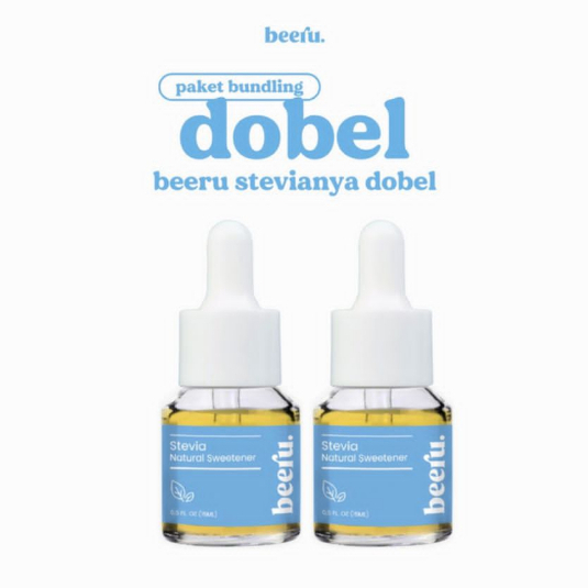 Jual Beeru Stevia Double 2pcs @15 Ml, gula cair Stevia untuk diet dan ...