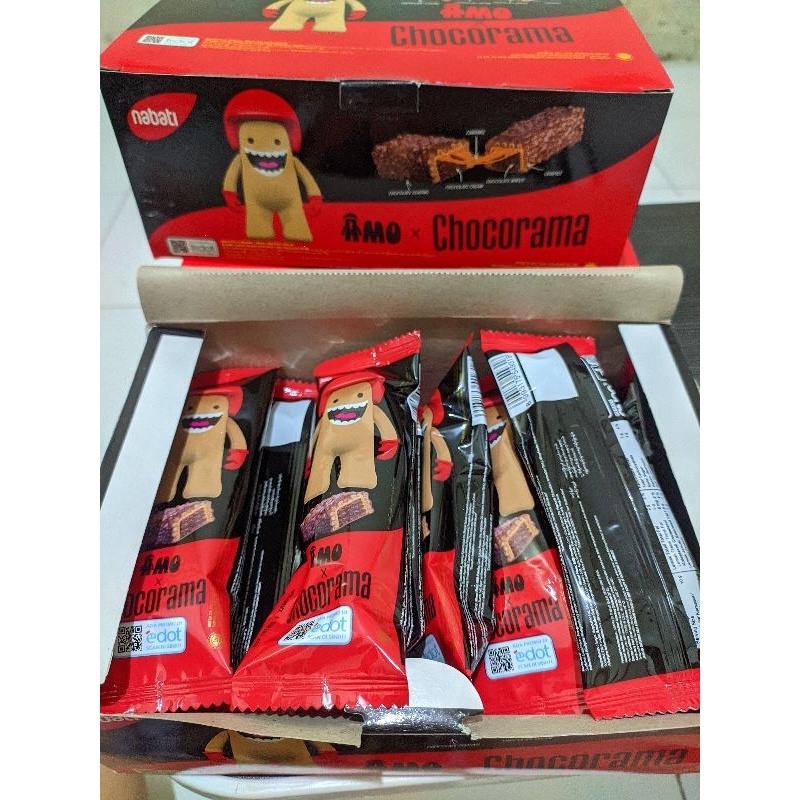 Jual WAFER NABATI AMO x CHOCORAMA NEW PERBOX (isi 20pcs) | Shopee Indonesia