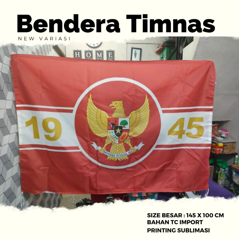 Jual BENDERA TIMNAS INDONESIA FLAG GARUDA BESAR | Shopee Indonesia