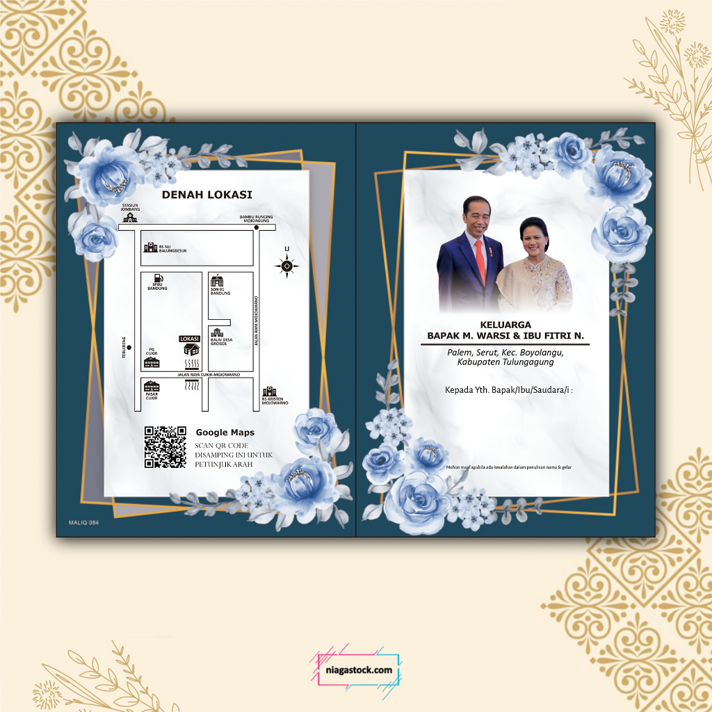 Jual UNDANGAN ORANG TUA PERNIKAHAN VIRAL 2023 - (FREE FOTO 1) | Shopee ...