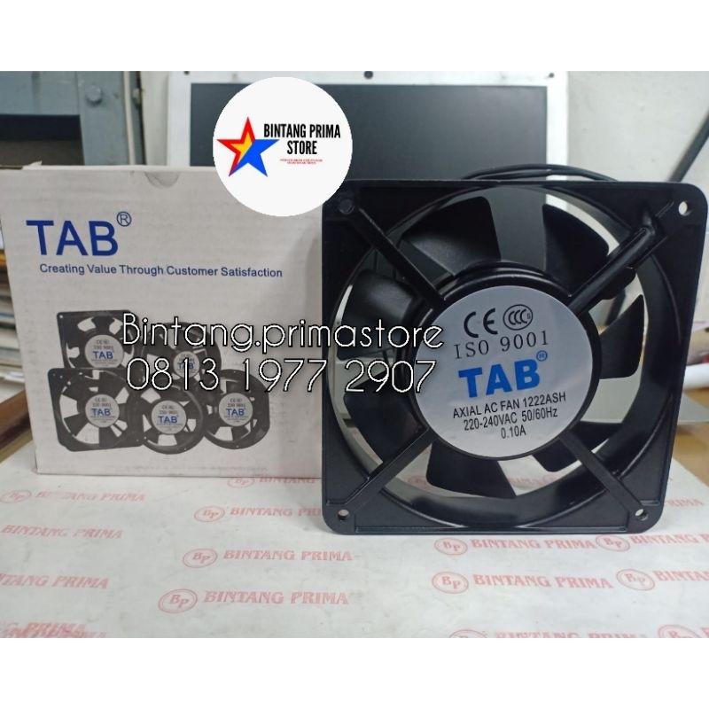 Jual Kipas / Fan Panel Tipe kotak 4" / 4 inch uk. 12x12x2.5mm made in ...