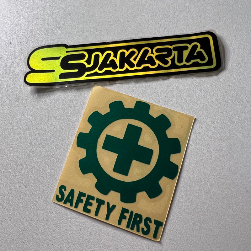 Jual STIKER STICKER LOGO K3 SAFETY FIRST CUTTING | Shopee Indonesia
