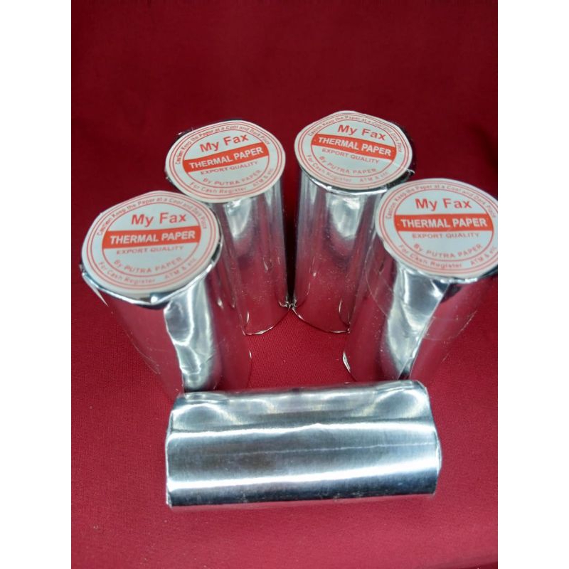 Jual kertas thermal polos UK 57/58x40mm | Shopee Indonesia