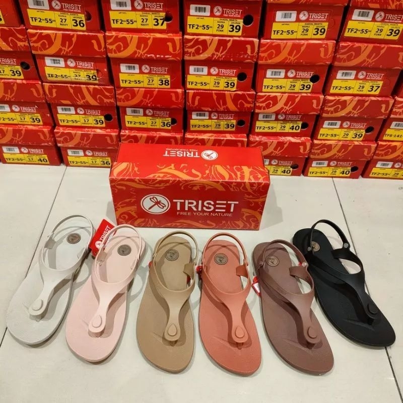 Jual Sandal karet Triset | Shopee Indonesia