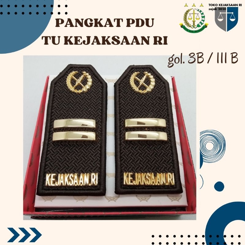 Jual PANGKAT KEJAKSAAN RI TU PDU PDUK PDUB GOLONGAN 3B III B IIIB ...