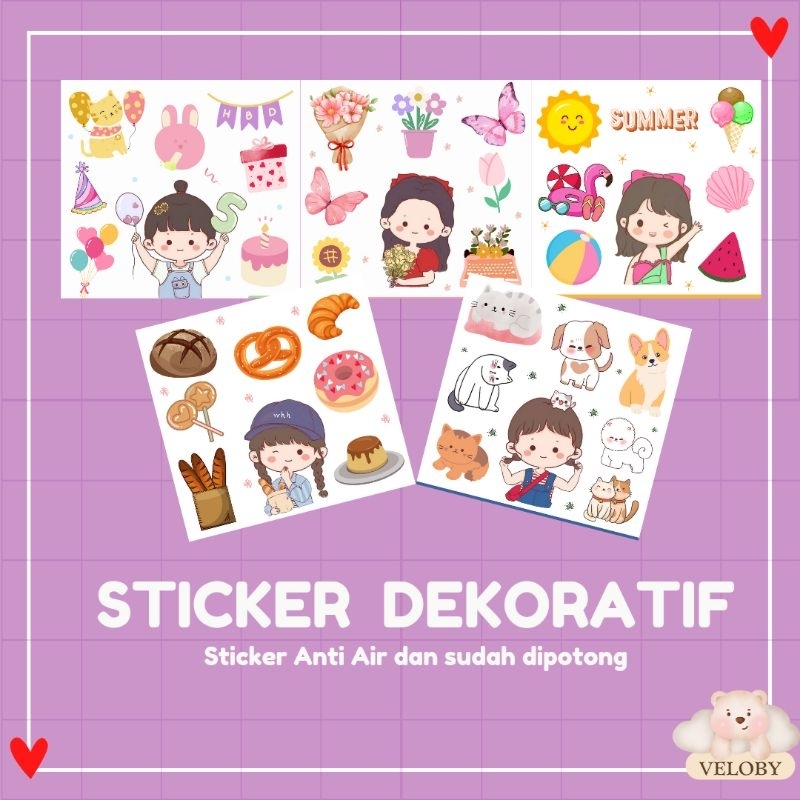 Jual Sticker lucu | Sticker Deco | sticker aesthetic | sticker tumblr ...