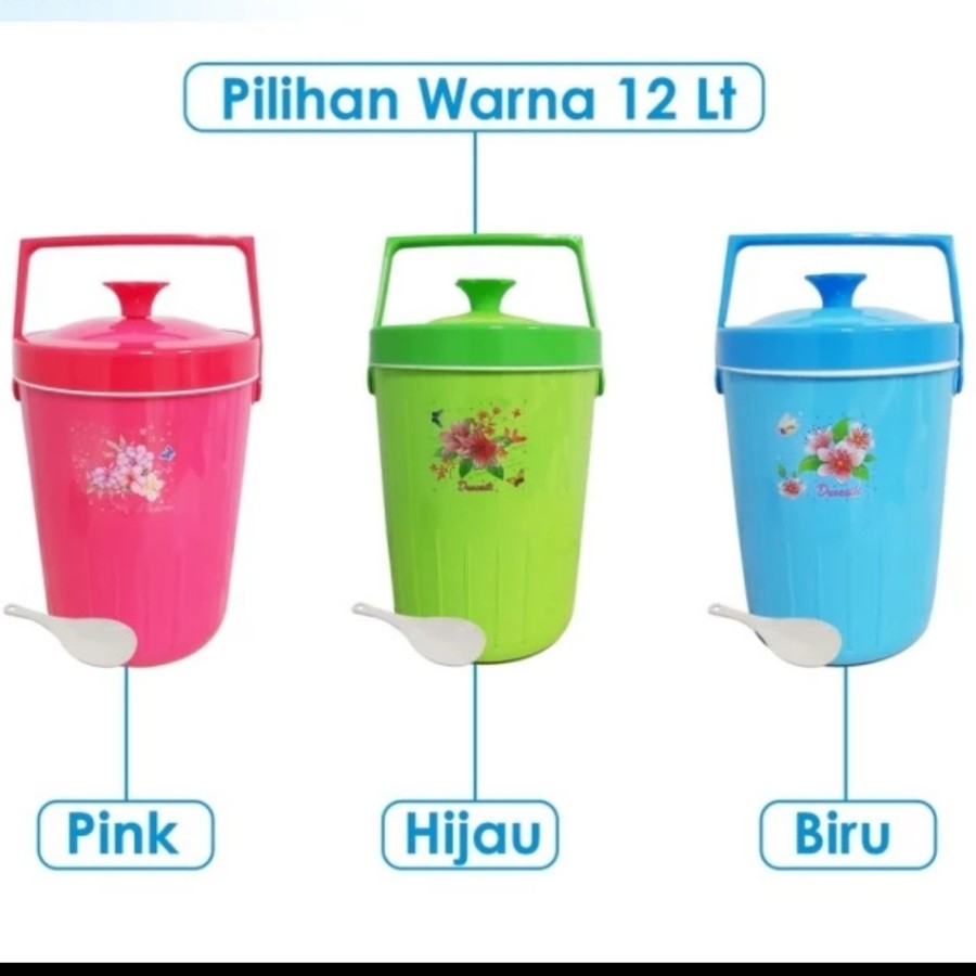 Jual Rice Bucket Termos Es Nasi Ice Buckets Tempat Beras Warung Warteg ...