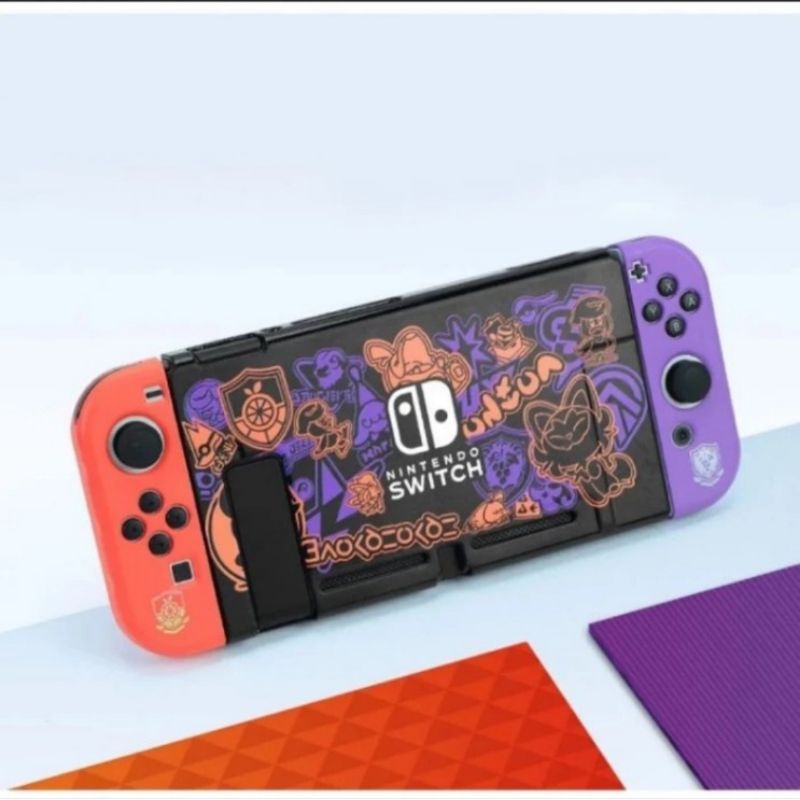 Jual Case Nintendo Switch OLED v2 v1 Pokemon Scarlet and Violet Silikon ...