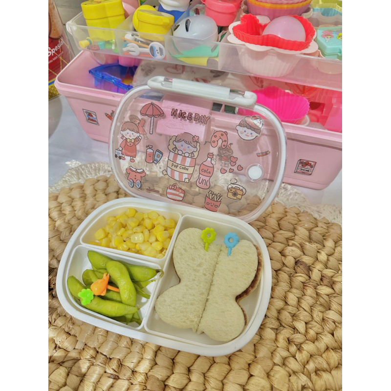 Jual snack box putih bento kotak bekal anak | Shopee Indonesia