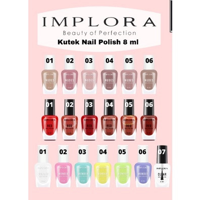 Jual Implora Kutex (Warna Konfirmasi Di Chat) | Shopee Indonesia