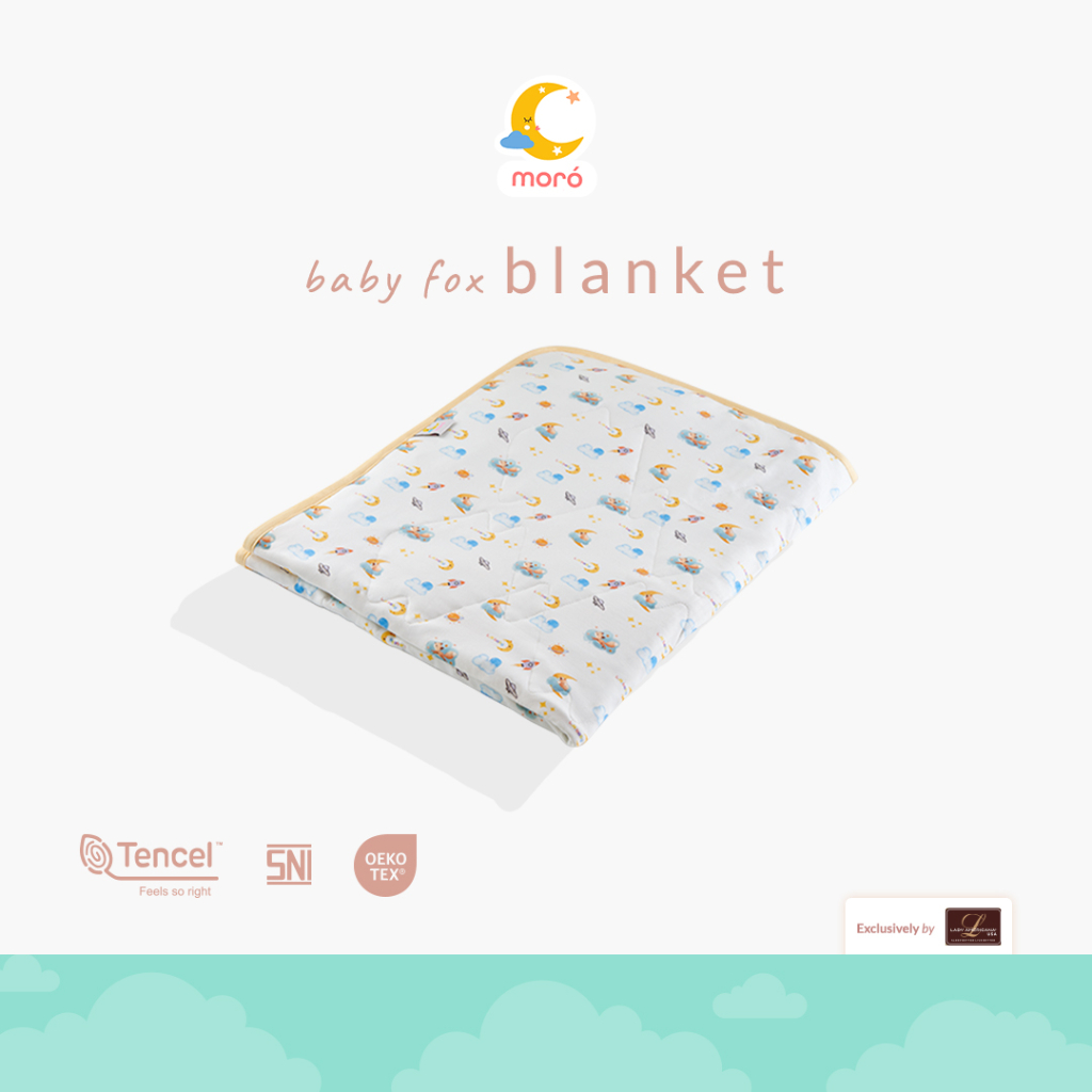 Jual Selimut Moro Blanket Type FOX ( Selimut Bayi Moro ) | Shopee Indonesia