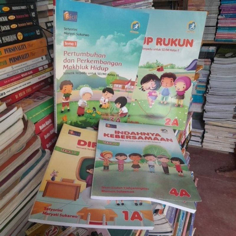 Jual buku tematik terpadu SD kelas 1a2a,2b,2c,2d,2e,2f,2g,2h,2i,&3a,3b ...