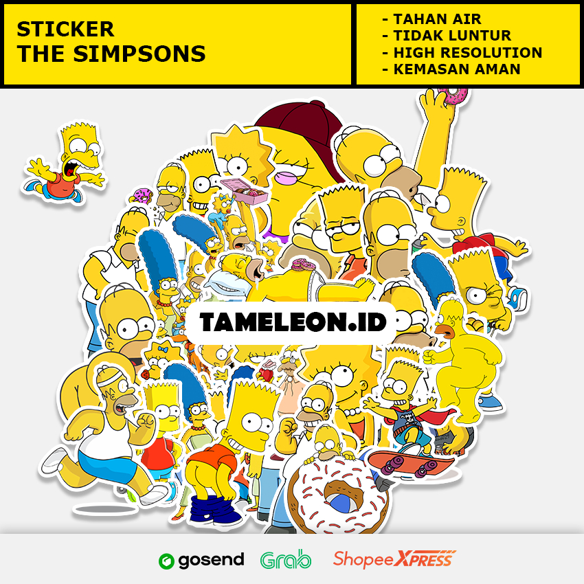 Jual Sticker Anime,The Simpsons, Sticker Handphone Sticker Laptop Anti ...