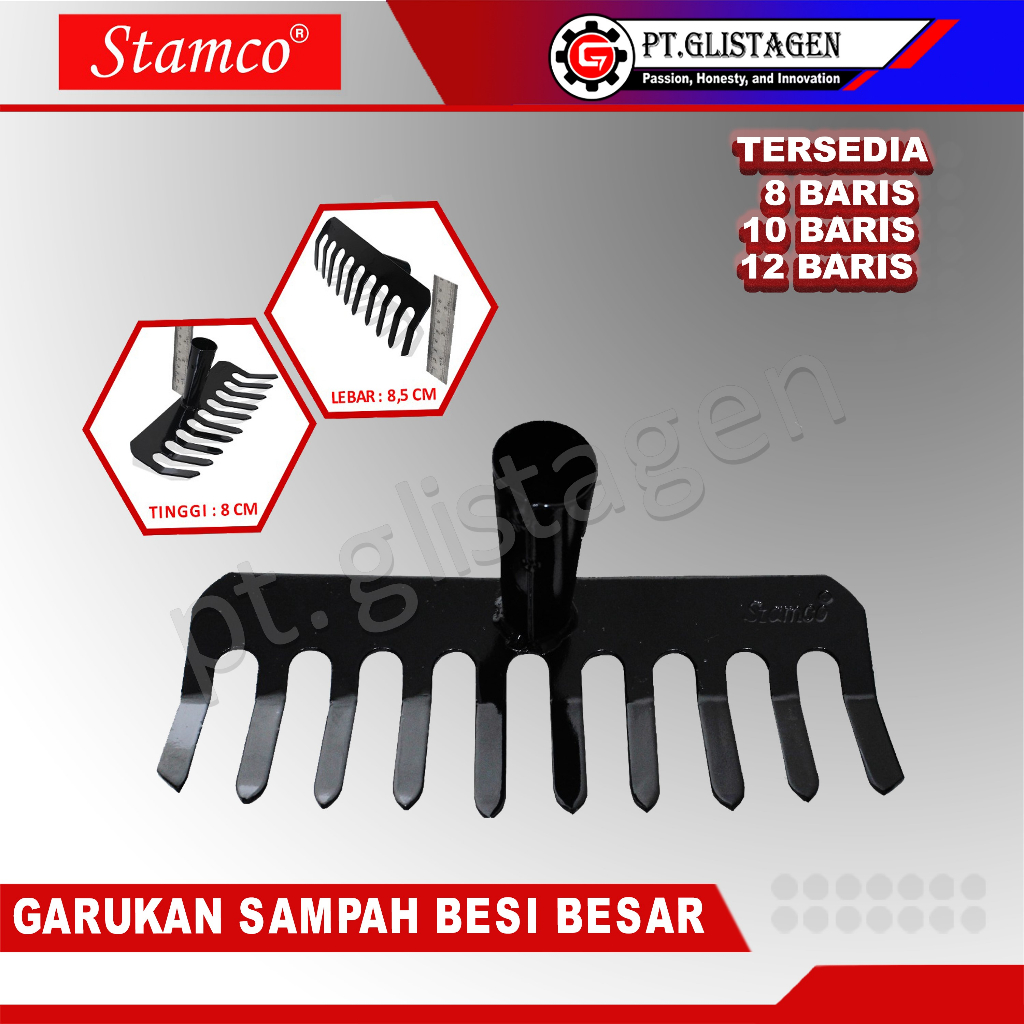 Jual Garukan Besi Besar 8 - 10 - 12 Baris Tebal Garpu Taman Sampah ...