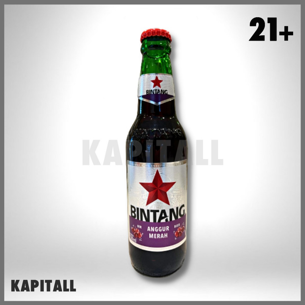 Jual BEER BINTANG ANGGUR MERAH PINT 330ml | Shopee Indonesia