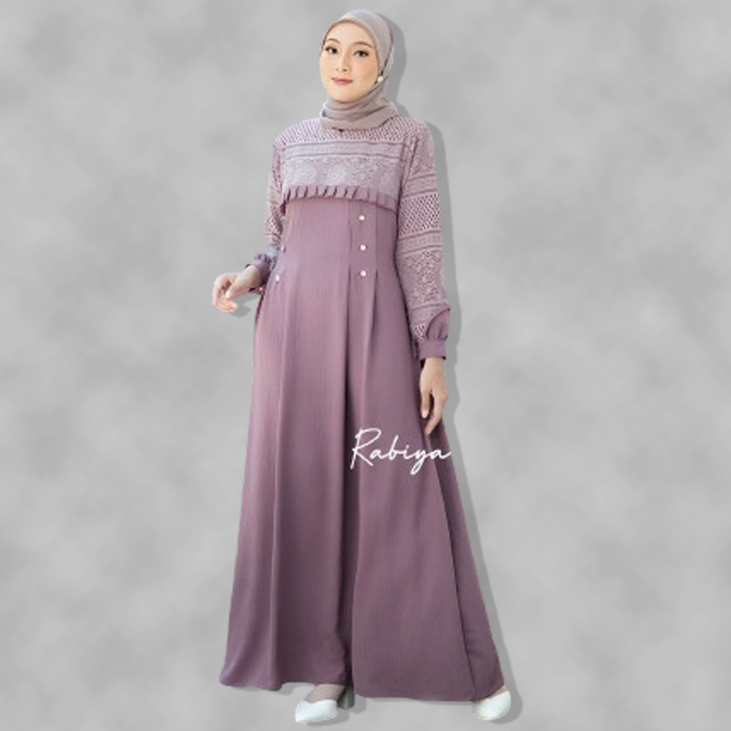 Jual Gamis Crinkle Malika Jumbo L XL XXL 3XL 4XL Muat Sampai BB 100 ...