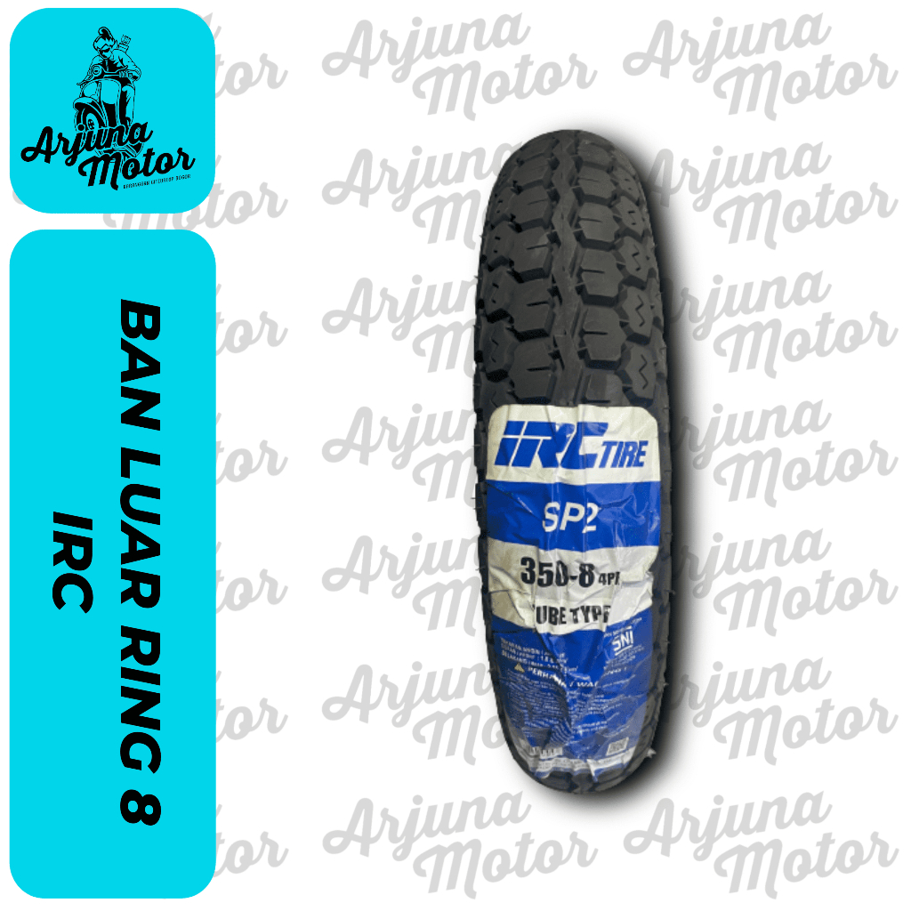 Jual Ban Luar Vespa IRC 350-8 TUBETYPE ( RING 8 ) | Shopee Indonesia