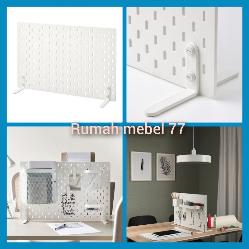 Jual Skadis papan pegboard berdiri papan berlubang pembatas penyekat ...