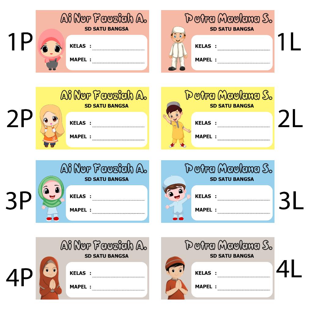 Jual ISI 20 pcs (BISA PAKAI FOTO ANAK SENDIRI) Stiker nama pelajaran ... Jual ISI 20 pcs (BISA PAKAI FOTO ANAK SENDIRI) Stiker nama pelajaran ...