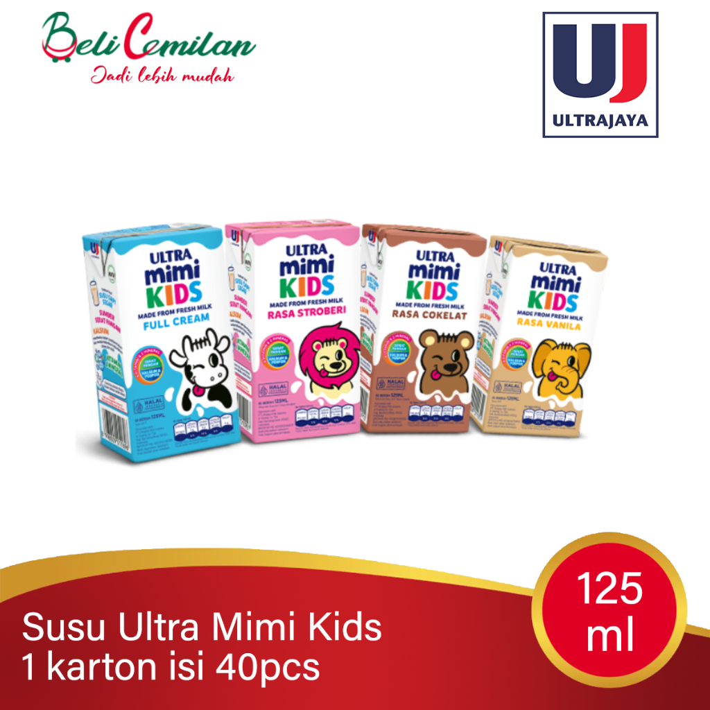Jual Susu Ultra Mimi 125ml Aneka Rasa | Shopee Indonesia