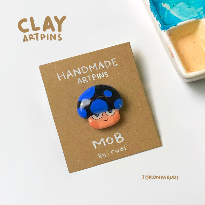 Jual cute art pin lucu handmade clay | by rudi | Shopee Indonesia