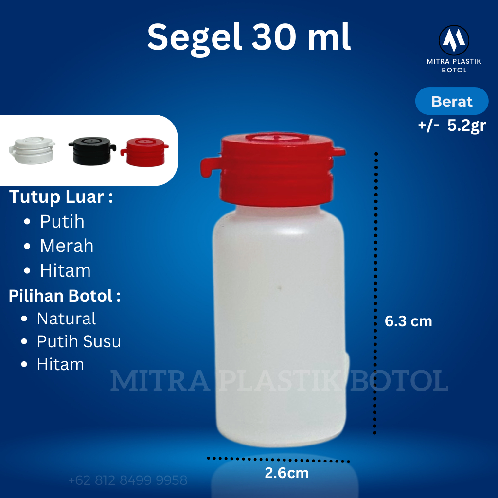Jual Botol Vanili 30 ml Botol Segel 30ml Essen 30 cc Esen 30cc Baru ...