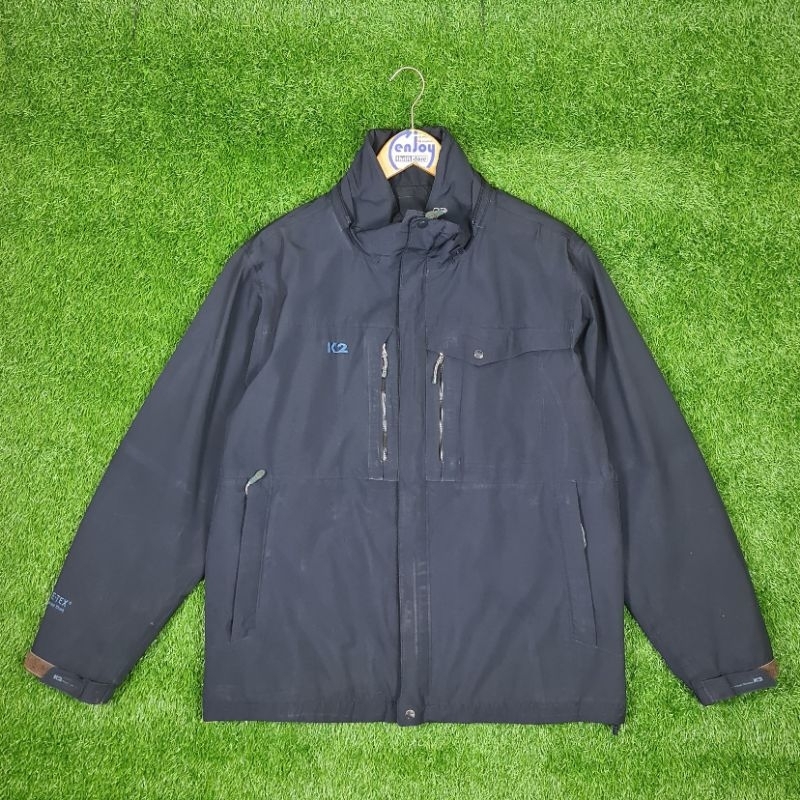Jual outdoor jacket gunung hiking camping K2 GORETEX GORE-TEX waterproof pria size besar jumbo ...