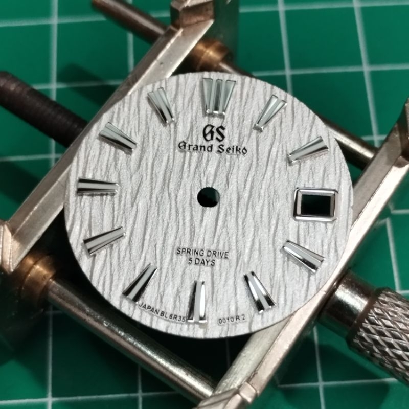 Jual seikomod mod dial grand seiko GS 7s26 nh35 nh36 spring drive white ...