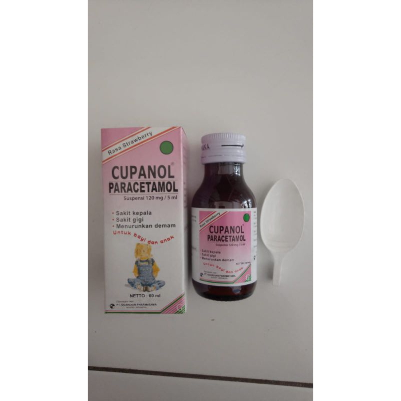 Jual CUPANOL Syrup / Paracetamol 120mg / 5ml | Shopee Indonesia
