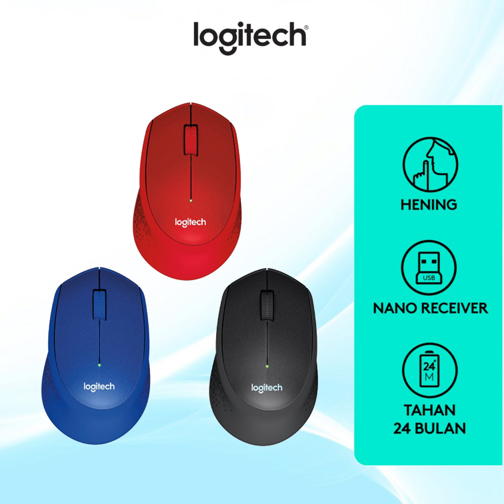Jual Logitech M331 Mouse Wireless Silent Click - Garansi 1 Tahun ...