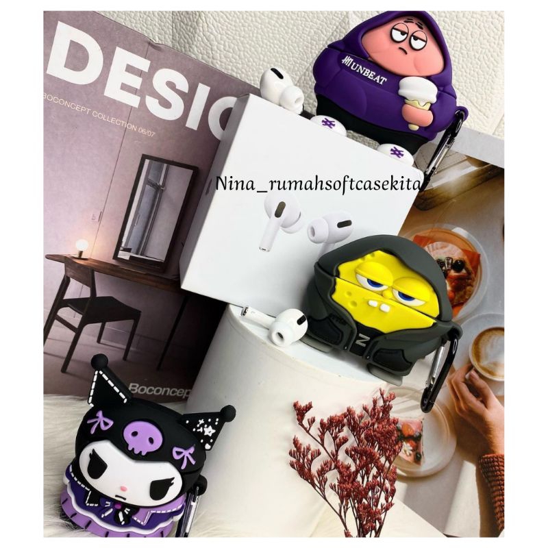 Jual CASE TWS MOTIF SPONGEBOB, PATRICK AND KUROMI GEN 1 GEN 2 GEN 3 PRO ...