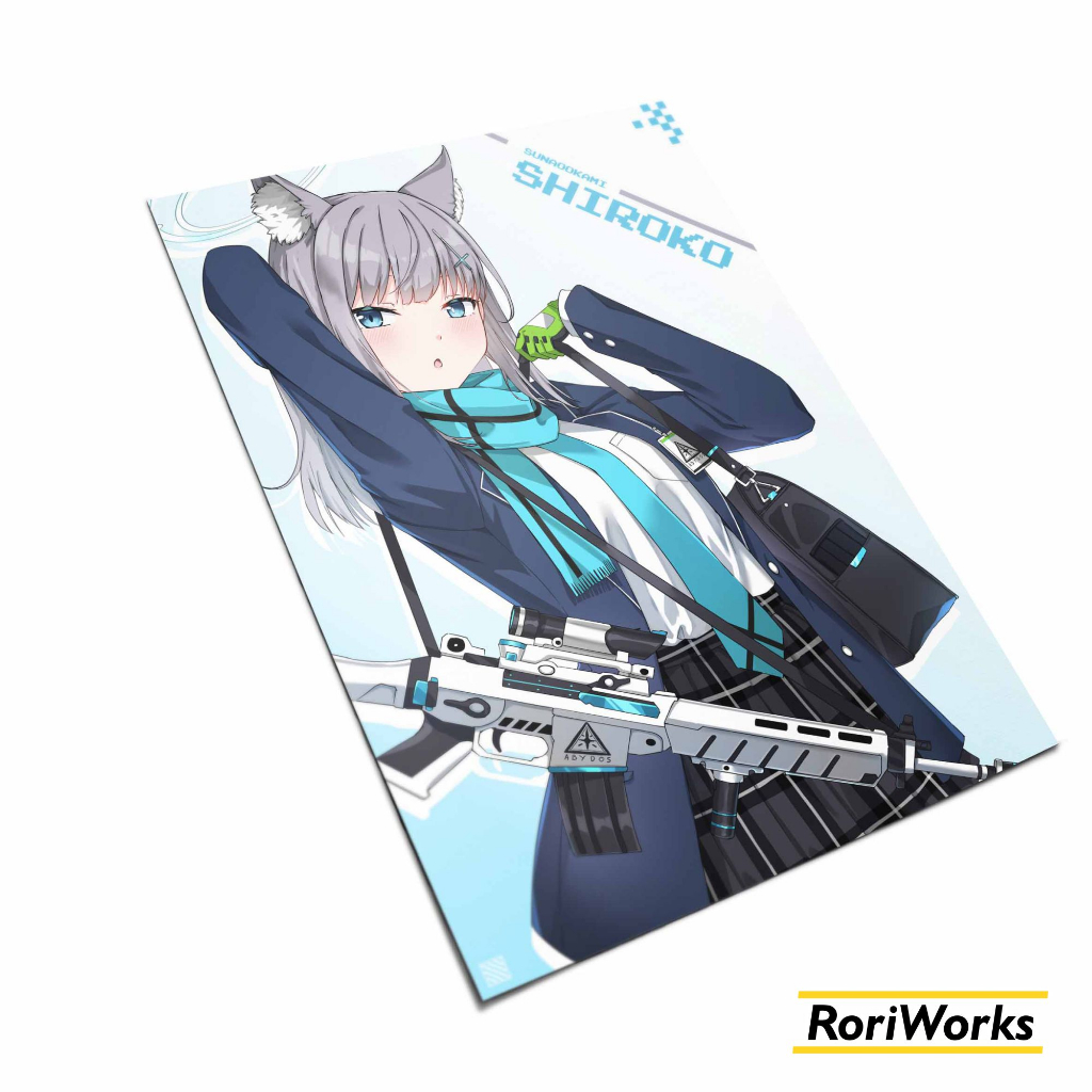 Jual Poster Anime - Shiroko | Blue Archive | Shopee Indonesia