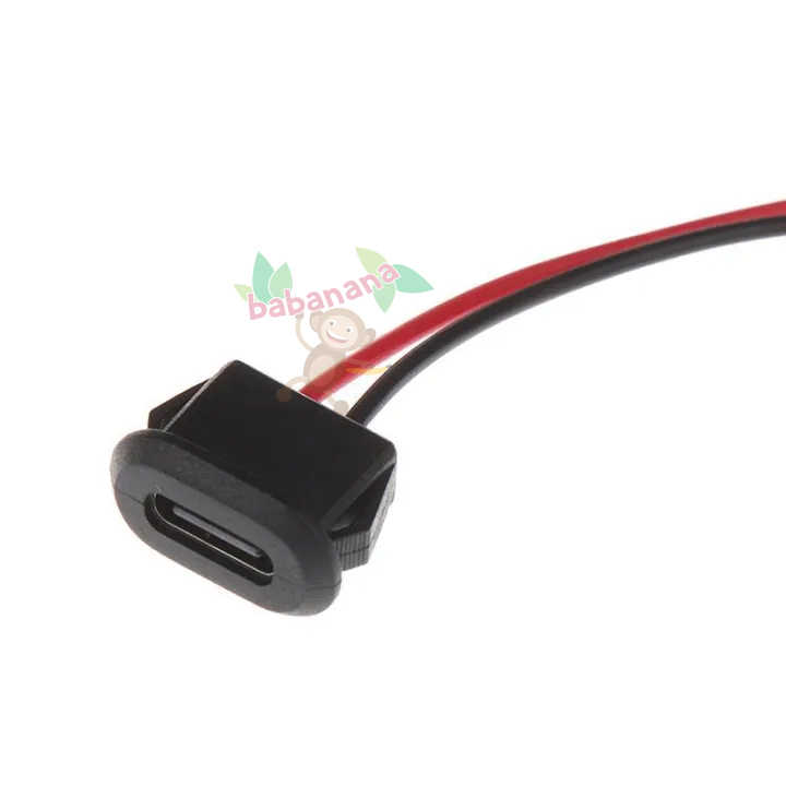 Jual USB TYPE-C FEMALE CHARGER PORT WATERPROOF JACK SOCKET CHARGING ...