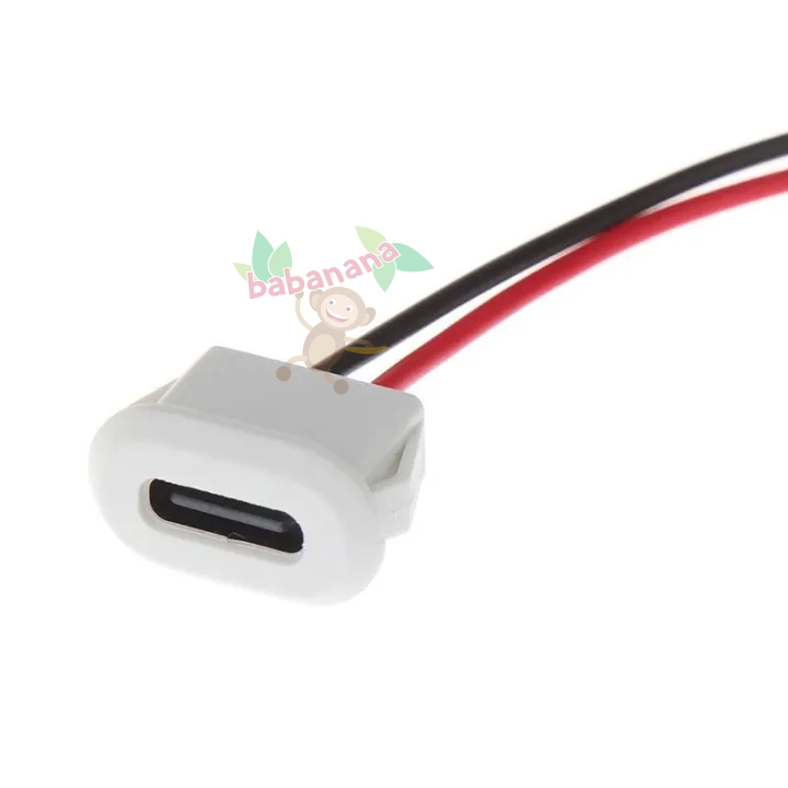 Jual USB TYPE-C FEMALE CHARGER PORT WATERPROOF JACK SOCKET CHARGING ...