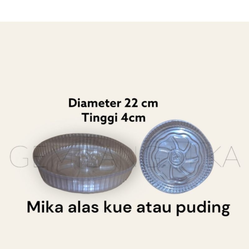 Jual mika alas kue atau puding diameter 22cm( isi 5 pcs) | Shopee Indonesia