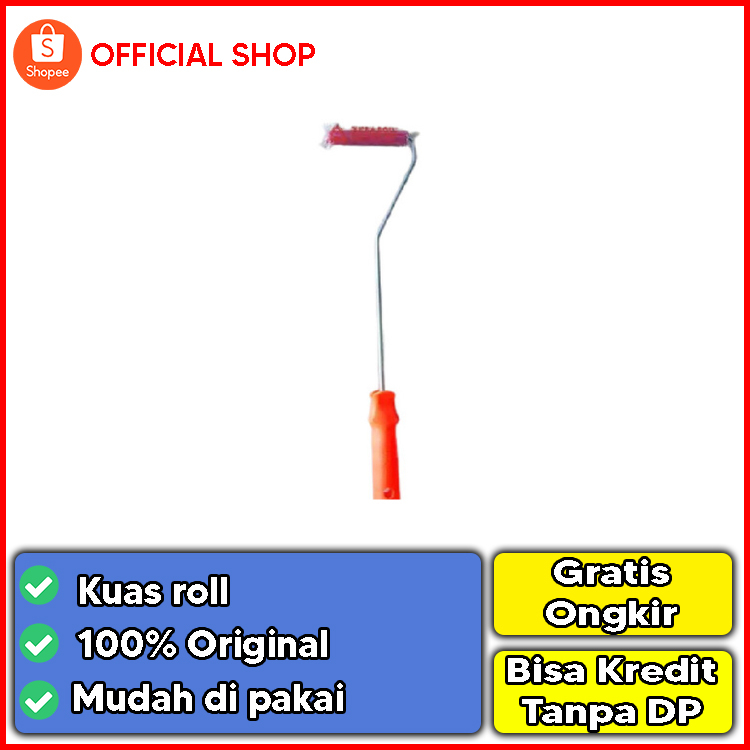 Jual Kuas Rol KAPAL / Kuas Rol Cat Tembok Gagang Panjang | Shopee Indonesia