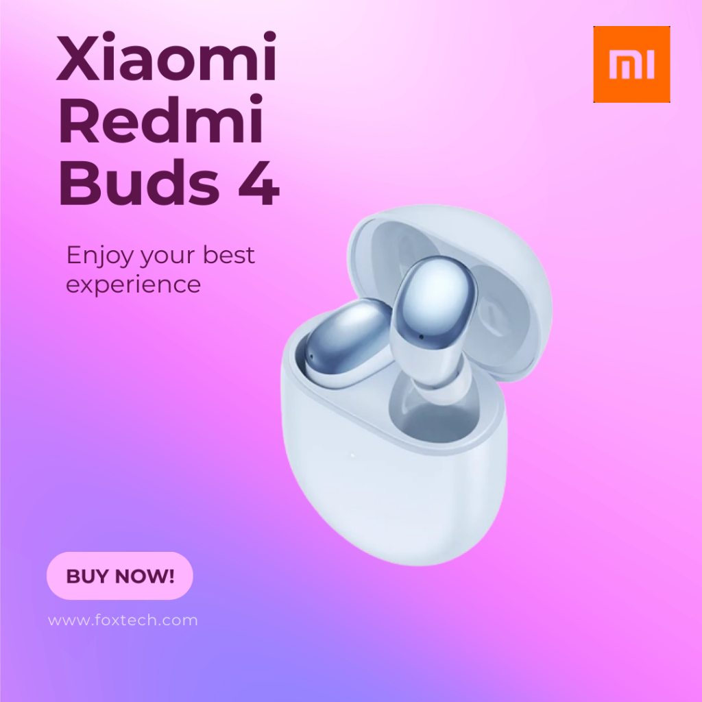 Jual TWS Redmi-Buds 4 Mi True Headset Earphone Stereo Control sentuhan ...