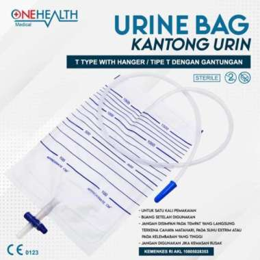 Jual Onehealth Urine Bag Urin Bag Kantong Urin Model Push Pull / Urine ...